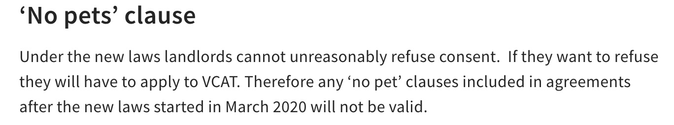 'No pets' clause? - Cate Bakos | Experienced buyer's advocate in ...